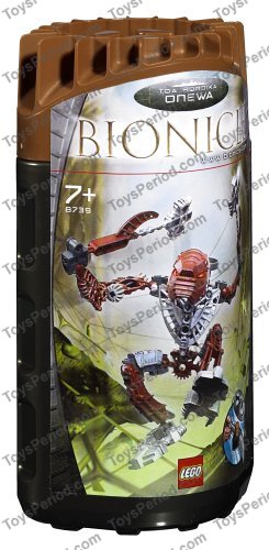 LEGO 8739 Toa Hordika Onewa Instructions and Parts List