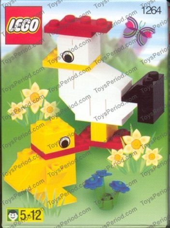 LEGO 1264 Easter Chicks Instructions and Parts List