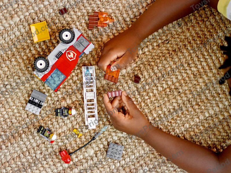 LEGO 60280 Fire Ladder Truck Set Parts List