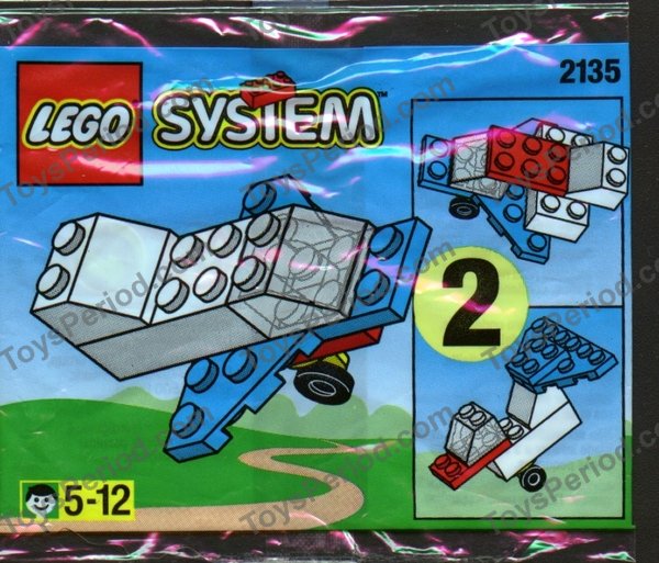 LEGO 2135 Sabah Promotional Set: Aircraft Instructions and Parts List