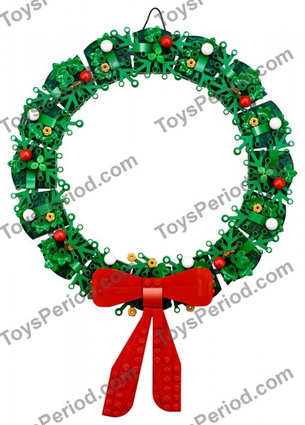 LEGO 40426 Christmas Wreath 2-in-1 Set Parts List