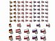 LEGO Sets with Part 3402stk02 Sticker Sheet for Set 3402 - Sheet 2