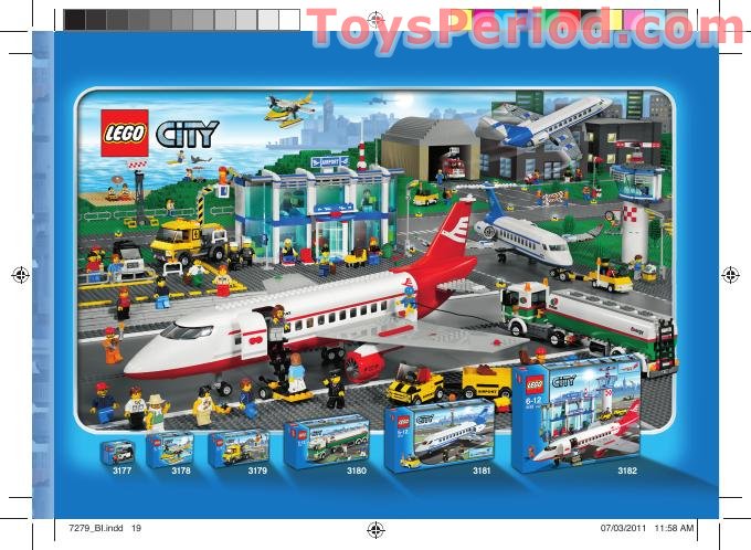 LEGO 7279 Police Minifigure Collection Instructions and Parts List