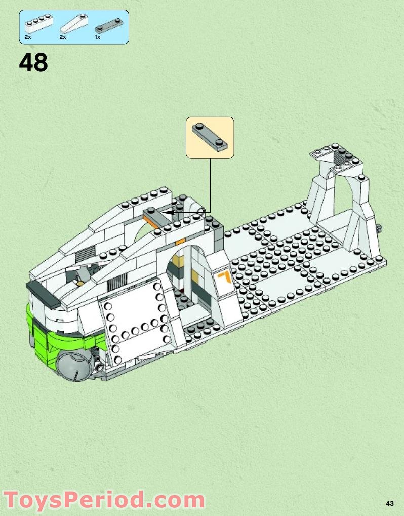 LEGO 75021 Republic Gunship Instructions and Parts List