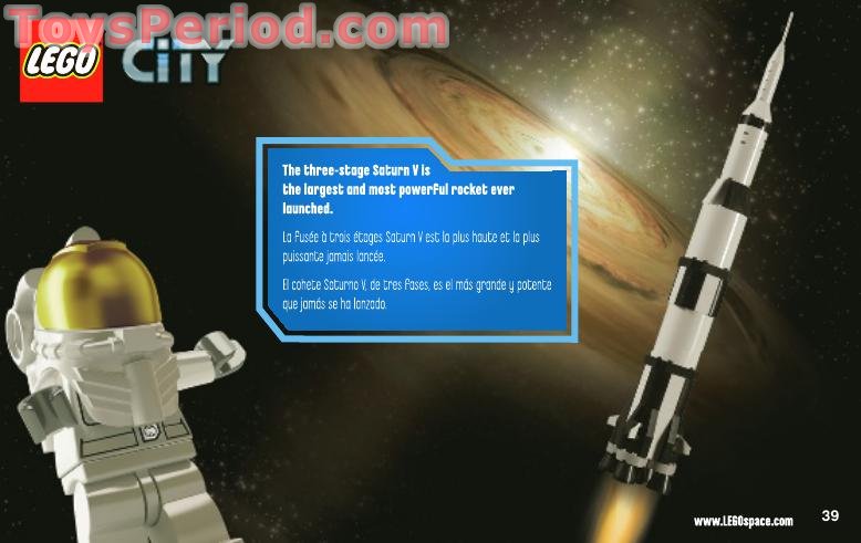 LEGO 3368 Space Center Instructions and Parts List