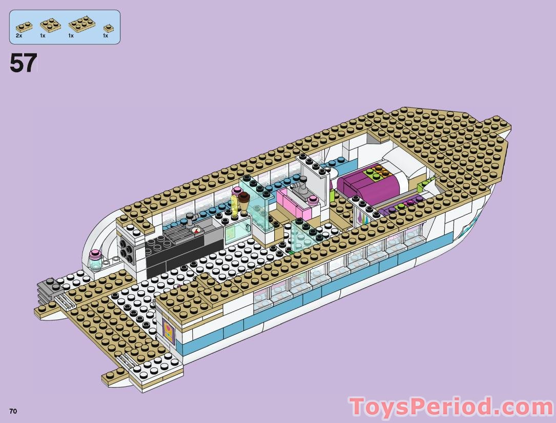 LEGO 41015 Dolphin Cruiser Instructions and Parts List