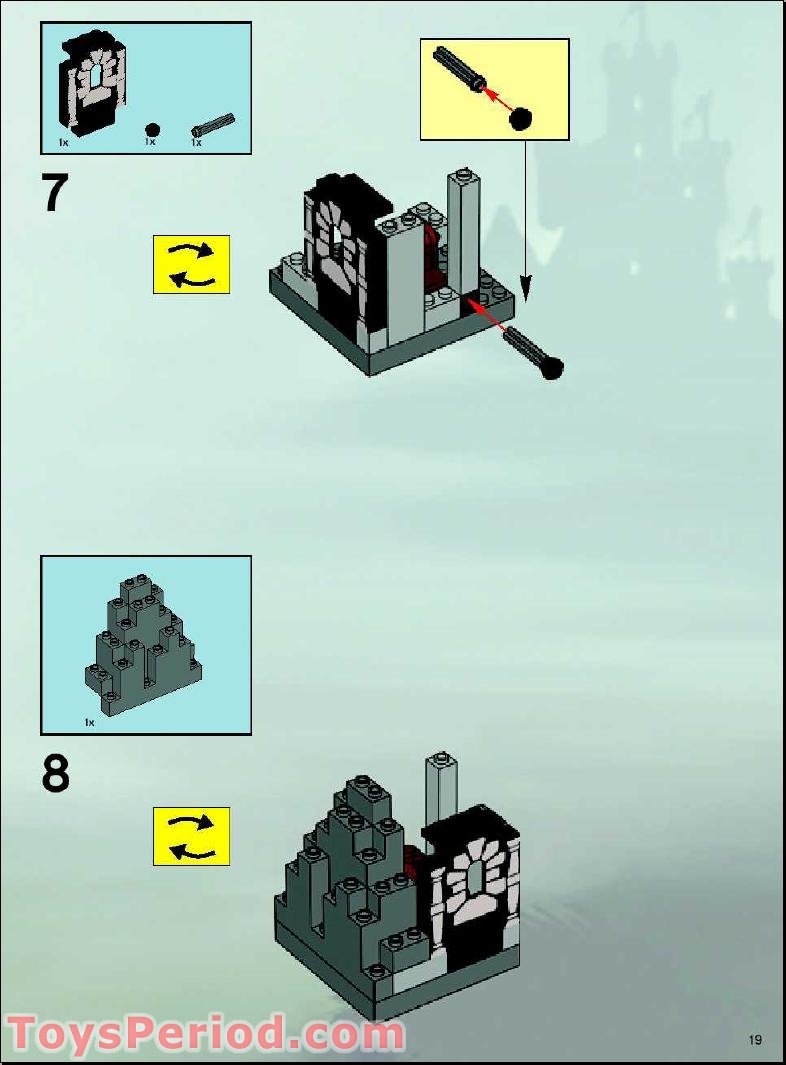 LEGO 10176 Royal King's Castle Instructions and Parts List
