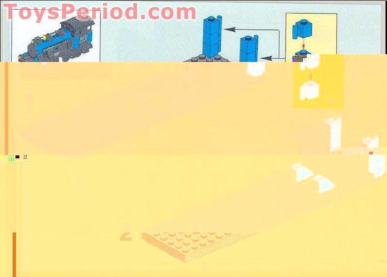 LEGO 3741 My Own Train - Large Engine, Plain Without Trim Instructions ...