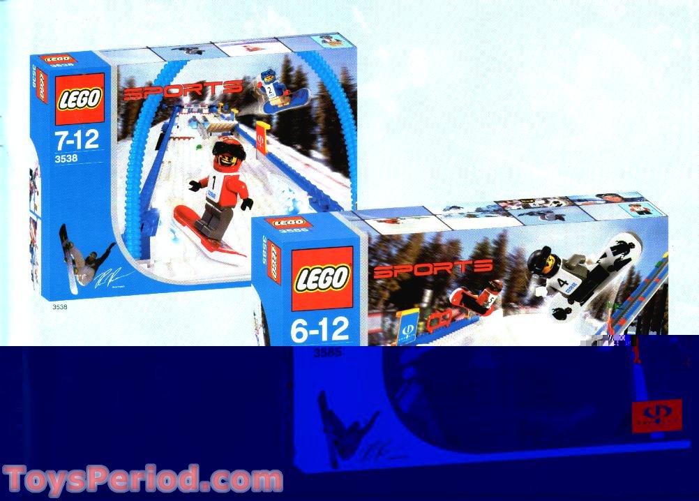 LEGO 3537 Skateboard Vert Park Challenge Instructions and Parts List