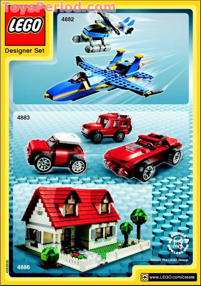 LEGO 4881 Robo Platoon Instructions and Parts List