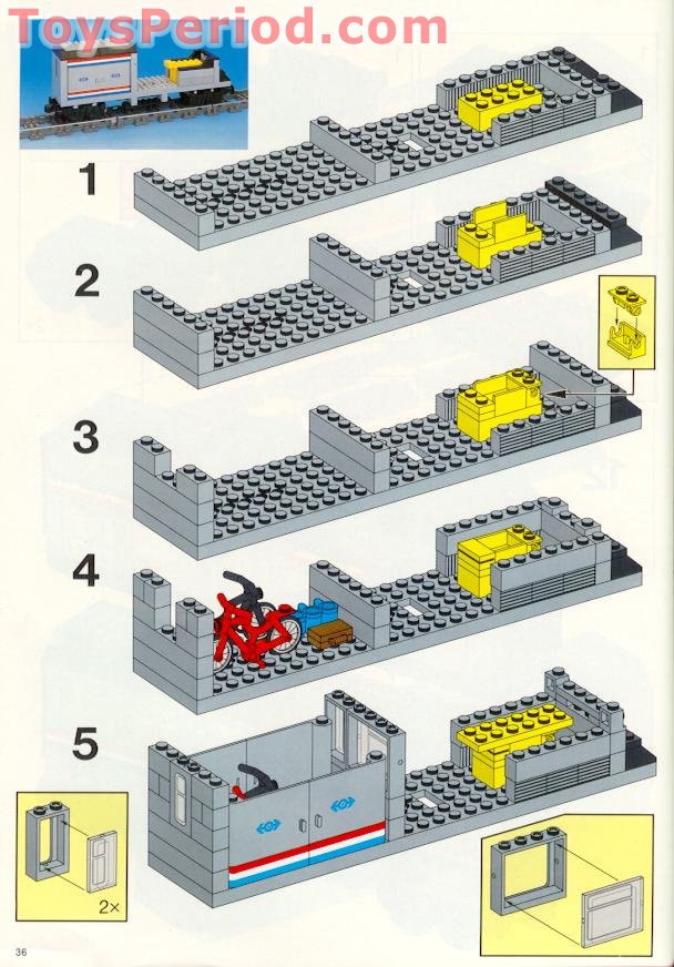 LEGO 4558 Metroliner Instructions and Parts List