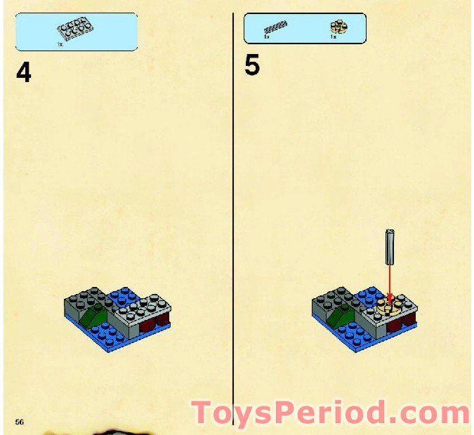 LEGO 6253 Shipwreck Hideout Instructions and Parts List