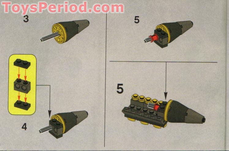 LEGO 7656 General Grievous Starfighter Instructions and Parts List