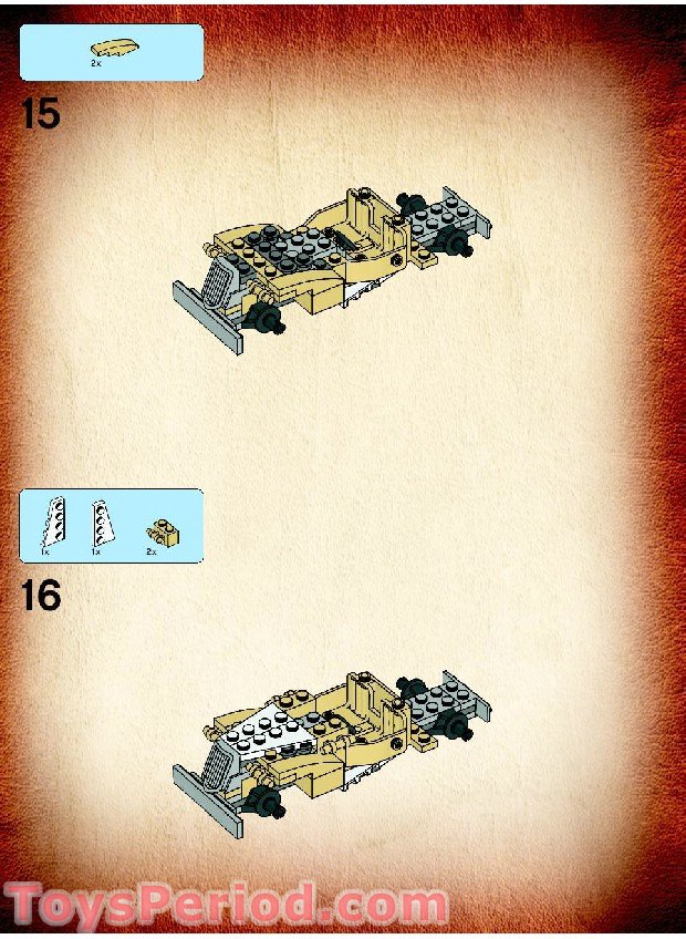 LEGO 7682 Shanghai Chase Instructions and Parts List