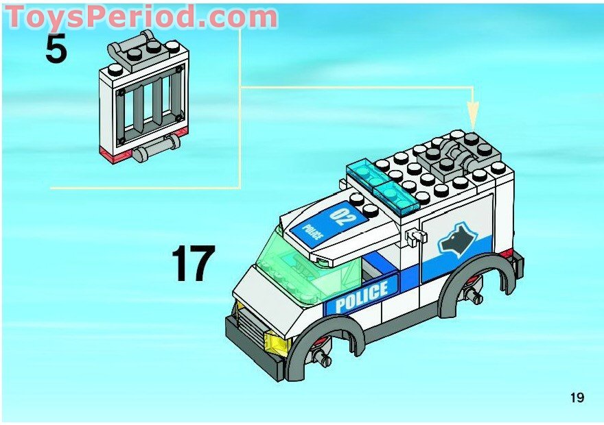 LEGO 7744 Police Headquarters Instructions and Parts List