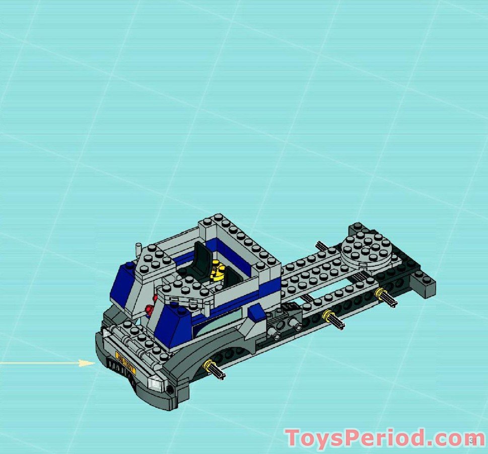 LEGO 8635 Mission 6: Mobile Command Center Instructions and Parts List