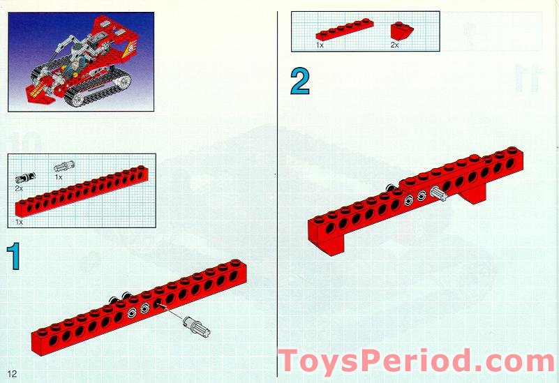LEGO 8229 Tread Trekker Instructions and Parts List