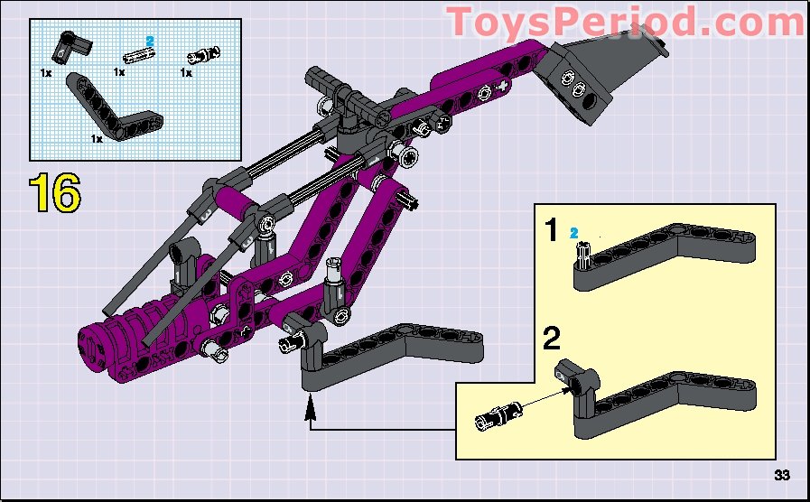 LEGO 8268 Scorpion Attack Instructions and Parts List
