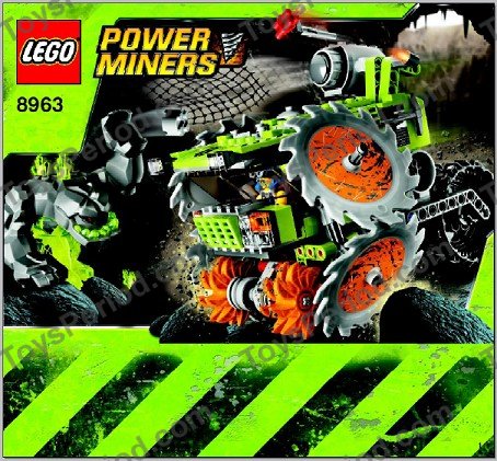 LEGO 8963 Rock Wrecker Set Parts List