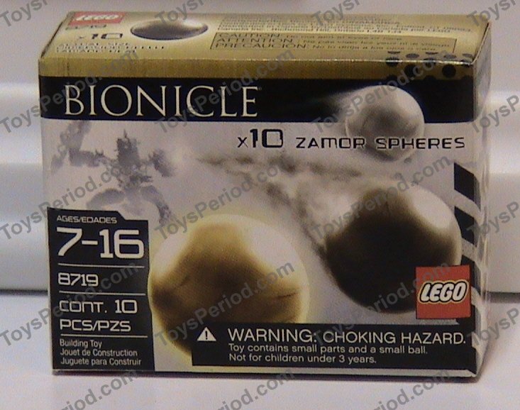 LEGO 8719 Zamor Spheres Instructions and Parts List