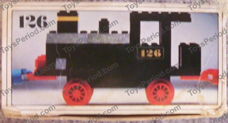 LEGO 126 Push-Along Steam Locomotive Instructions and Parts List