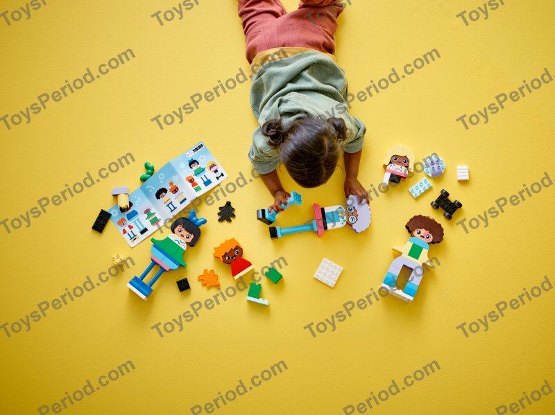 LEGO 10423 Buildable People with Big Emotions Set Parts List