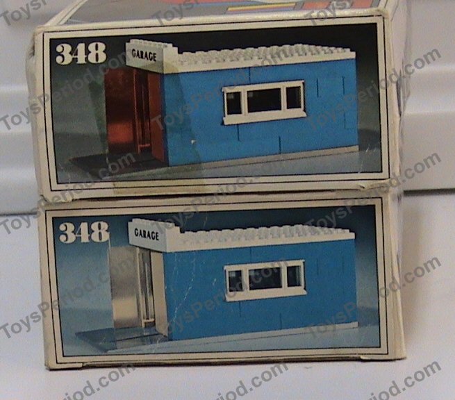 LEGO 348-1 Garage with Automatic Doors Instructions and Parts List