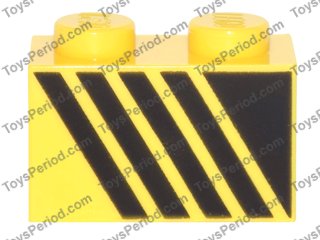 LEGO Sets with Part 3004pb144L Brick 1 x 2 with Black Triangle and 4 ...