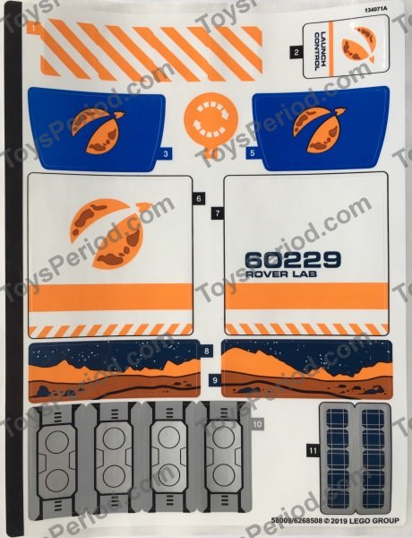 LEGO Sets with Part 60229stk01 Sticker Sheet for Set 60229 - (58009/ ...