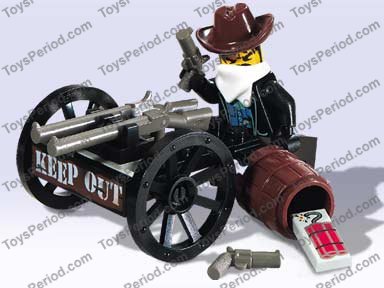 LEGO 6790 Bandit's Wheelgun (Boxed) Instructions and Parts List