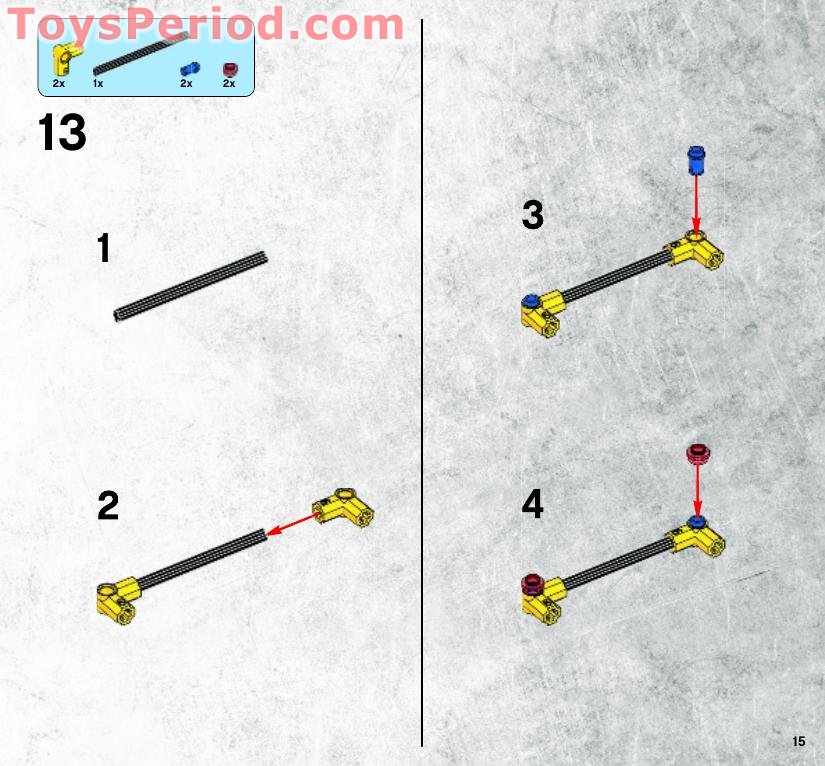 LEGO 5885 Triceratops Trapper Instructions and Parts List