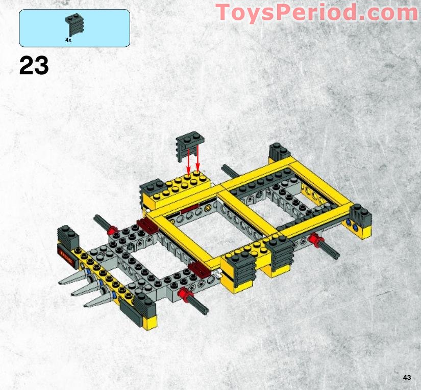 LEGO 5885 Triceratops Trapper Instructions and Parts List