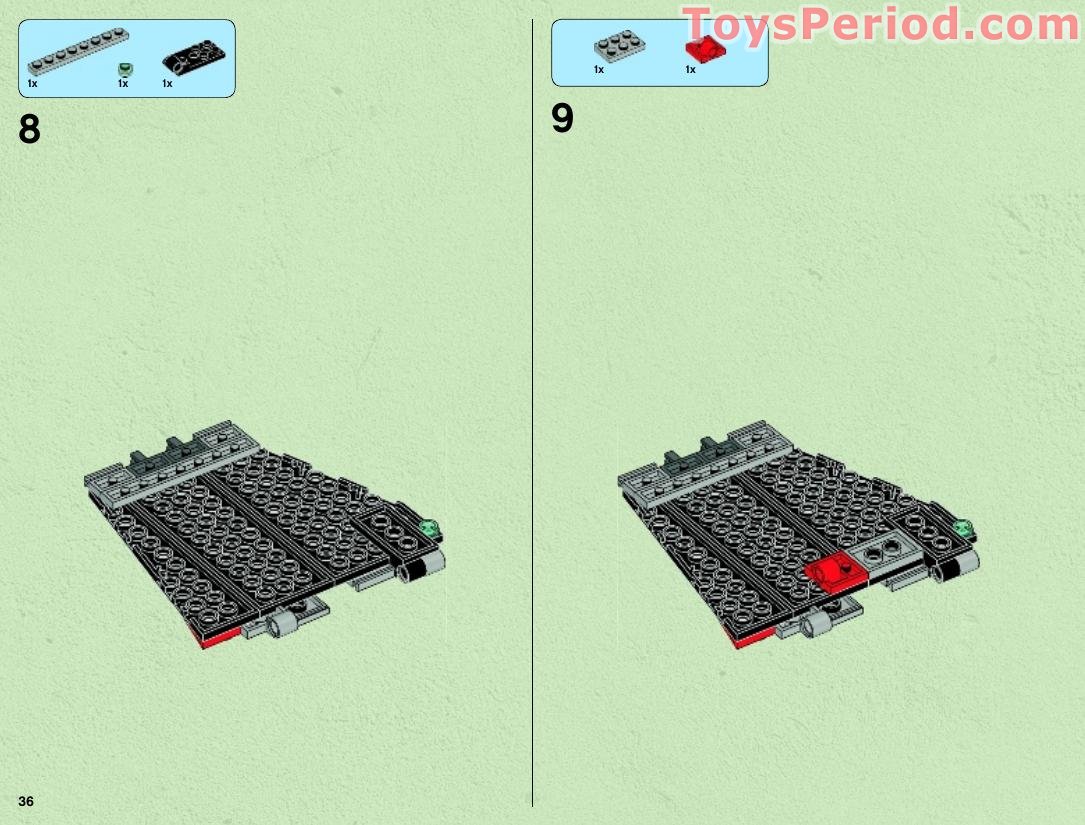 LEGO 75018 Jek-14's Stealth Starfighter Instructions and Parts List