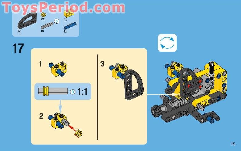 LEGO 9391 Crawler Crane Instructions and Parts List
