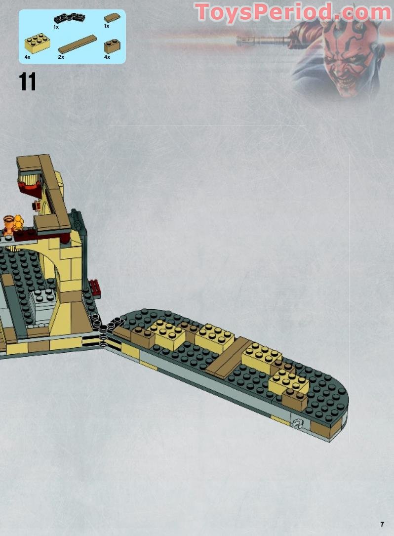 LEGO 9516 Jabba's Palace Instructions and Parts List