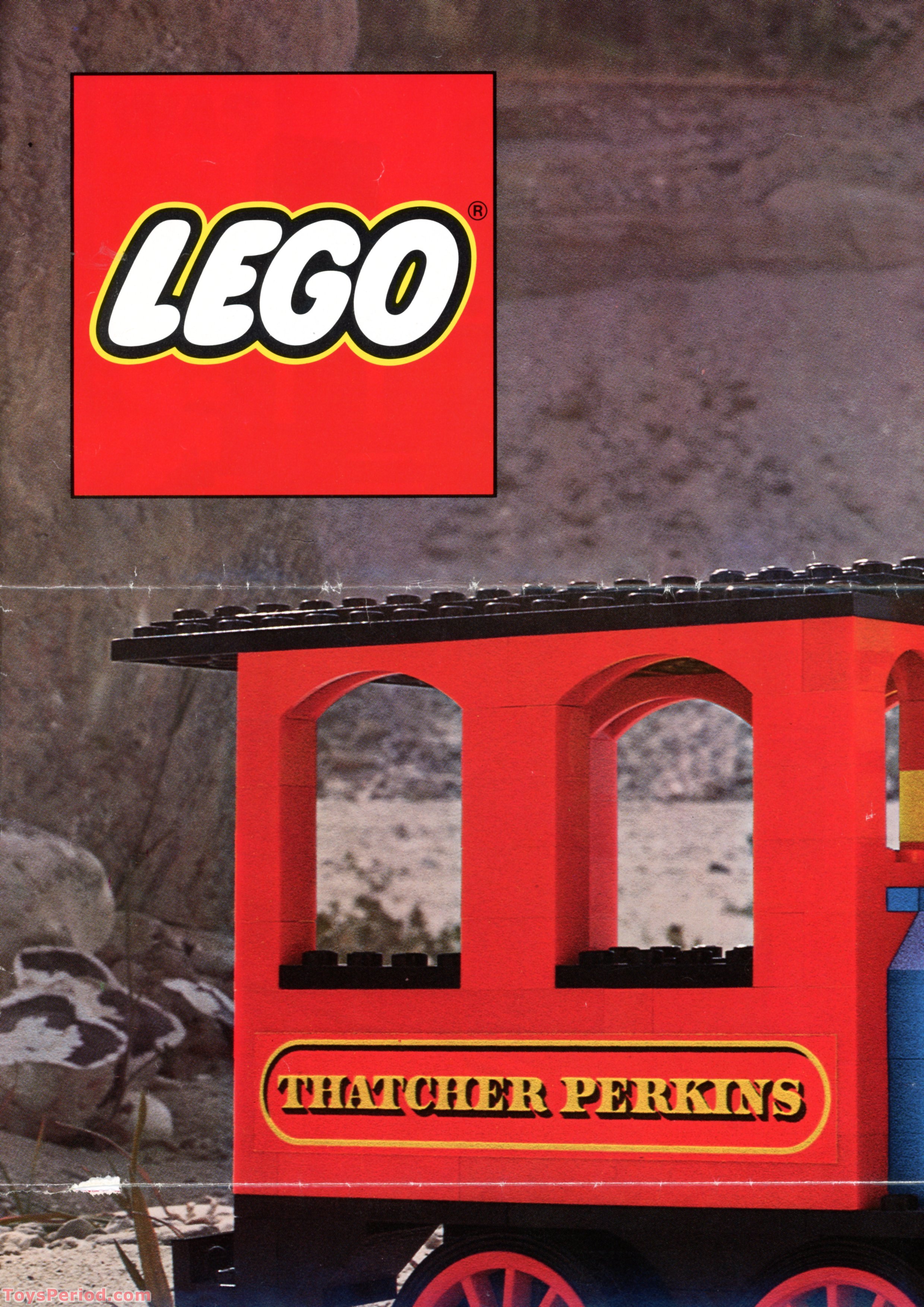 LEGO 396-1 Thatcher Perkins Locomotive Instructions and Parts List