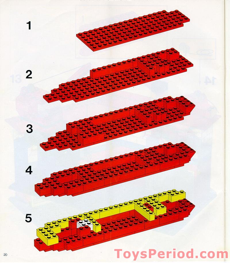 LEGO 565-2 Build-N-Store Chest, 5 Plus Instructions and Parts List