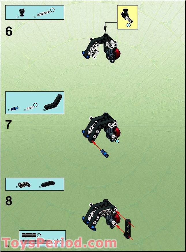 LEGO 10203 Voporak Instructions and Parts List