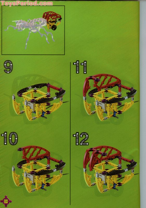 LEGO 3582 Ant Instructions and Parts List