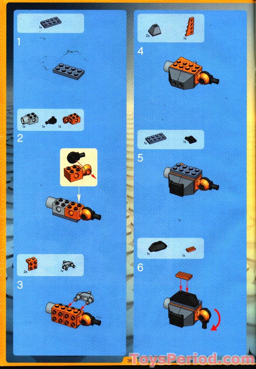 LEGO 4508 Titan Xp Instructions and Parts List