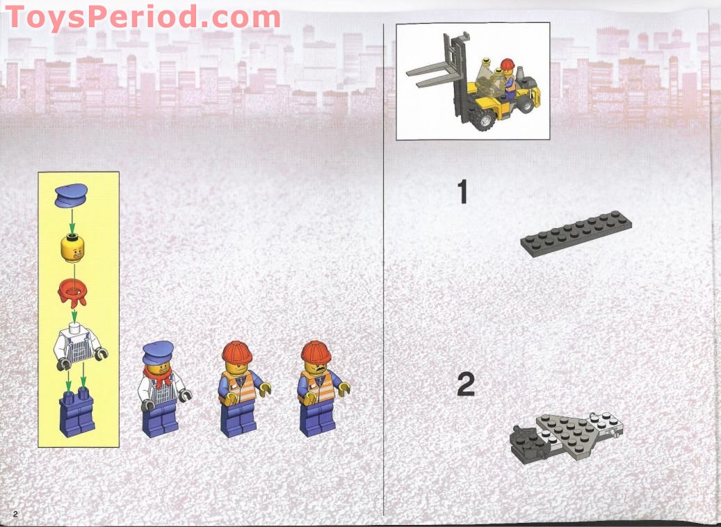 LEGO 4512 Cargo Train Instructions and Parts List