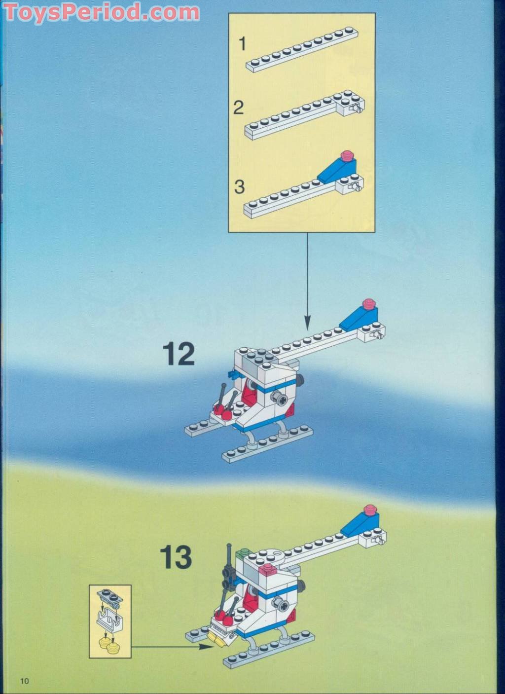 LEGO 6338 Hurricane Harbor Instructions and Parts List
