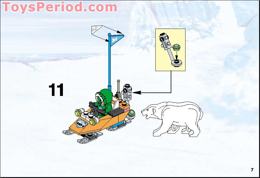 LEGO 6520 Mobile Outpost Instructions and Parts List