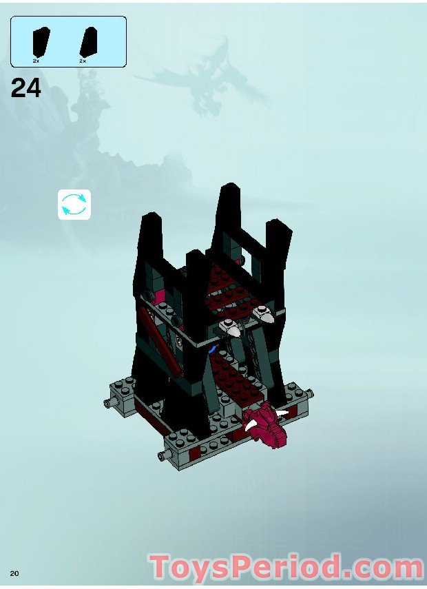 LEGO 7037 Tower Raid Instructions and Parts List