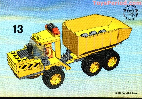LEGO 7243 Construction Site Instructions and Parts List