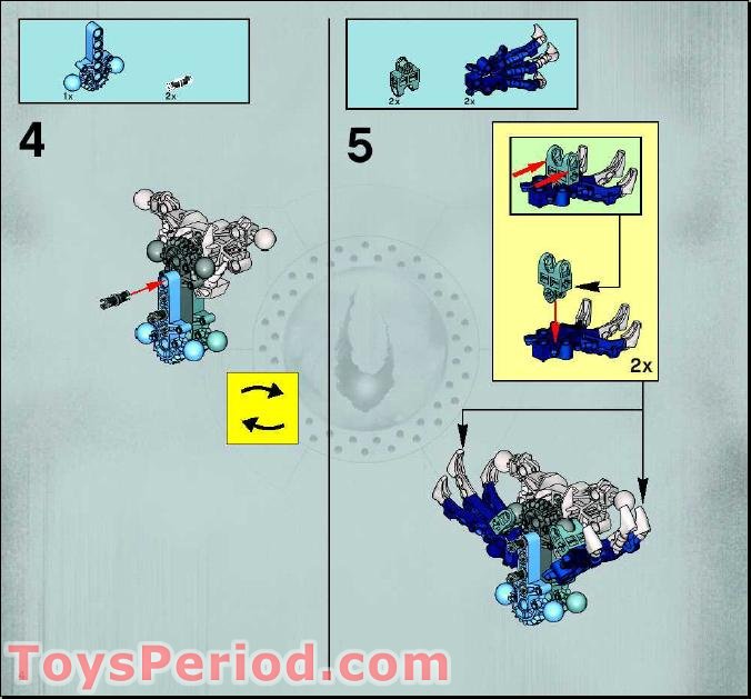 LEGO 8626 Irnakk Instructions and Parts List