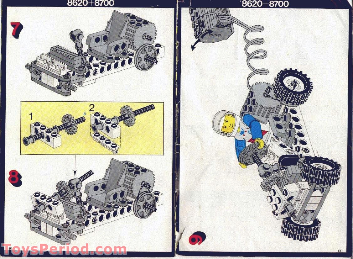 LEGO 8620 Snow Scooter Set Parts Inventory and Instructions - LEGO ...