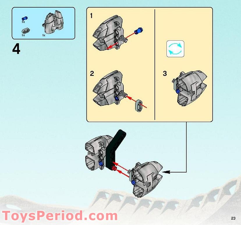 LEGO 8992 Cendox V1 Instructions and Parts List
