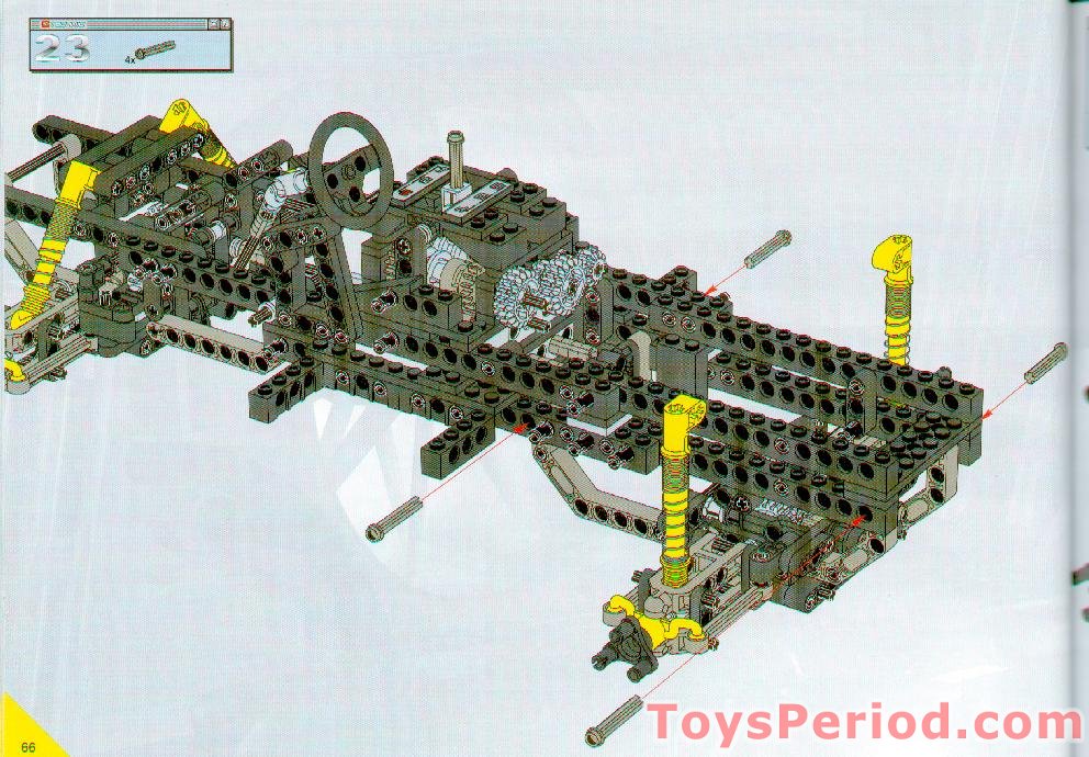 LEGO 8466 4x4 Off Roader Instructions and Parts List