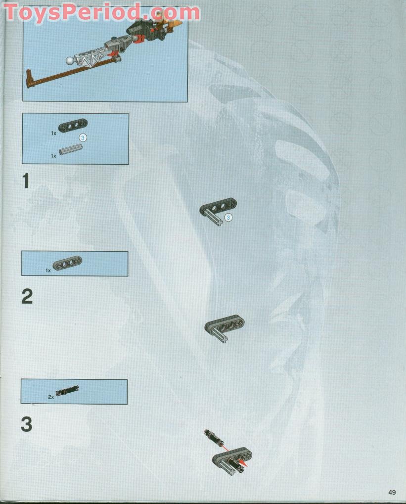 LEGO 8595 Takua and Pewku Instructions and Parts List